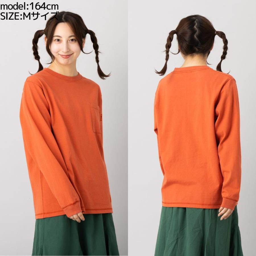 KIFFE ロングスリーブ ポケットTシャツ メンズ レディース ユニ KIFFE ロングスリーブ ポケットTシャツ メンズ レディース ユニ