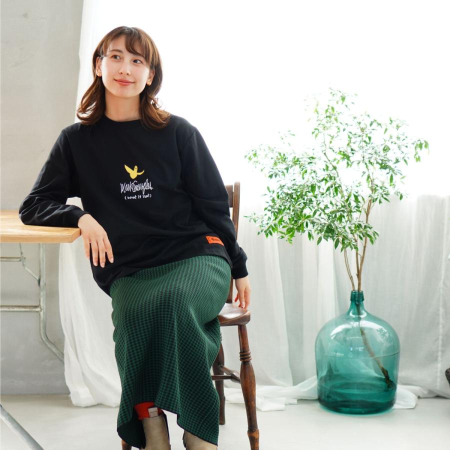 KIFFE ロンT 長袖 カットソー ポリコットン メンズ レディース ユニセックス Mark Gonzales マークゴンザレス What it isNt コラボT おしゃれ トップス ...