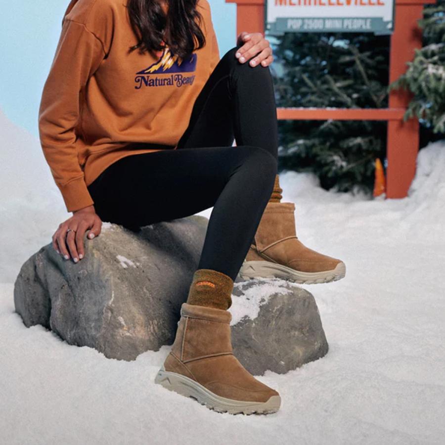 メレル MERRELL WINTER PULL ON ウィンター プル オン レディース 撥水 ウィンターブーツ 冬 スエード レザー ブーツ ...