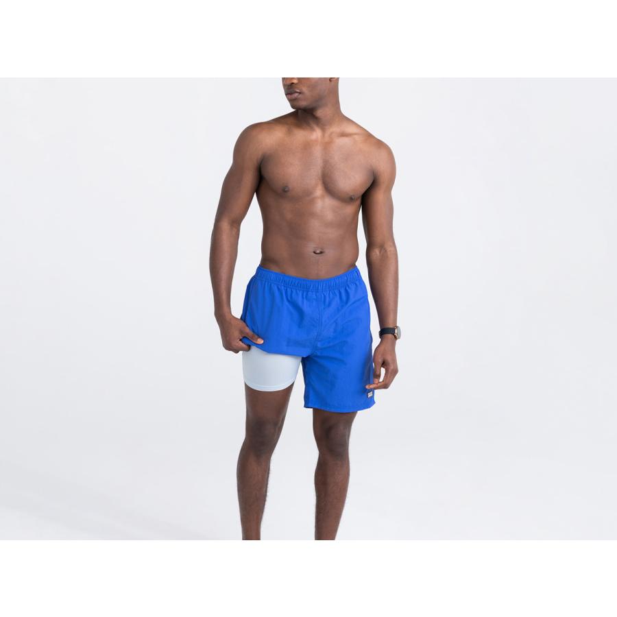 GO COASTAL 2N1 VOLLEY SHORT 7インチ ゴーコースト メンズ スイムショーツ 水着 トランクス 水陸両用 水泳 ...