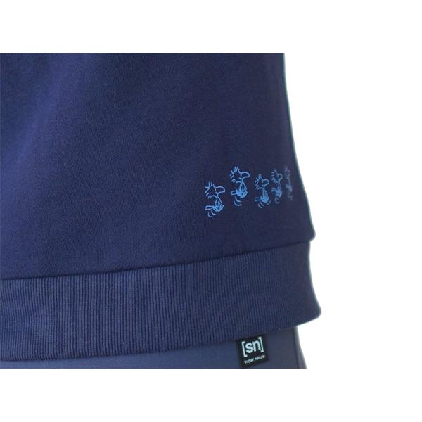 スーパーナチュラル sn super.natural エスエヌ スヌーピー グッドエクササイズ フーディー スウェットパーカー レディース ネイビー 紺 パーカー NUJ10018-J114 ...