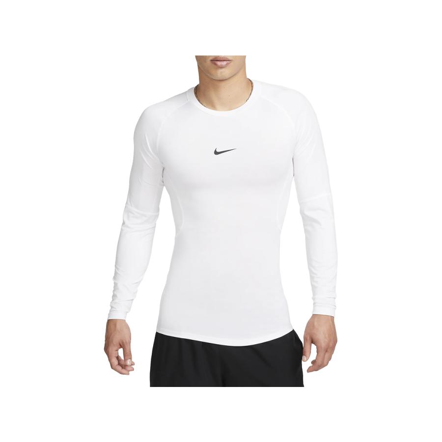 NIKE ナイキ プロ Dri-FIT タイト ロングスリーブ フィットネストップ メンズ ホワイト 白 スポーツ トレーニング インナー ...