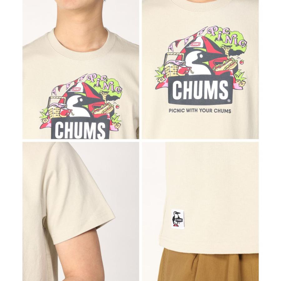 CHUMS チャムス ピクニックブービーTシャツ メンズ 春 夏 カジュアル アウトドア 半袖 ティシャツ トップス 綿100% CH01-2347 : スポーツマリオ Yahoo!店 ...