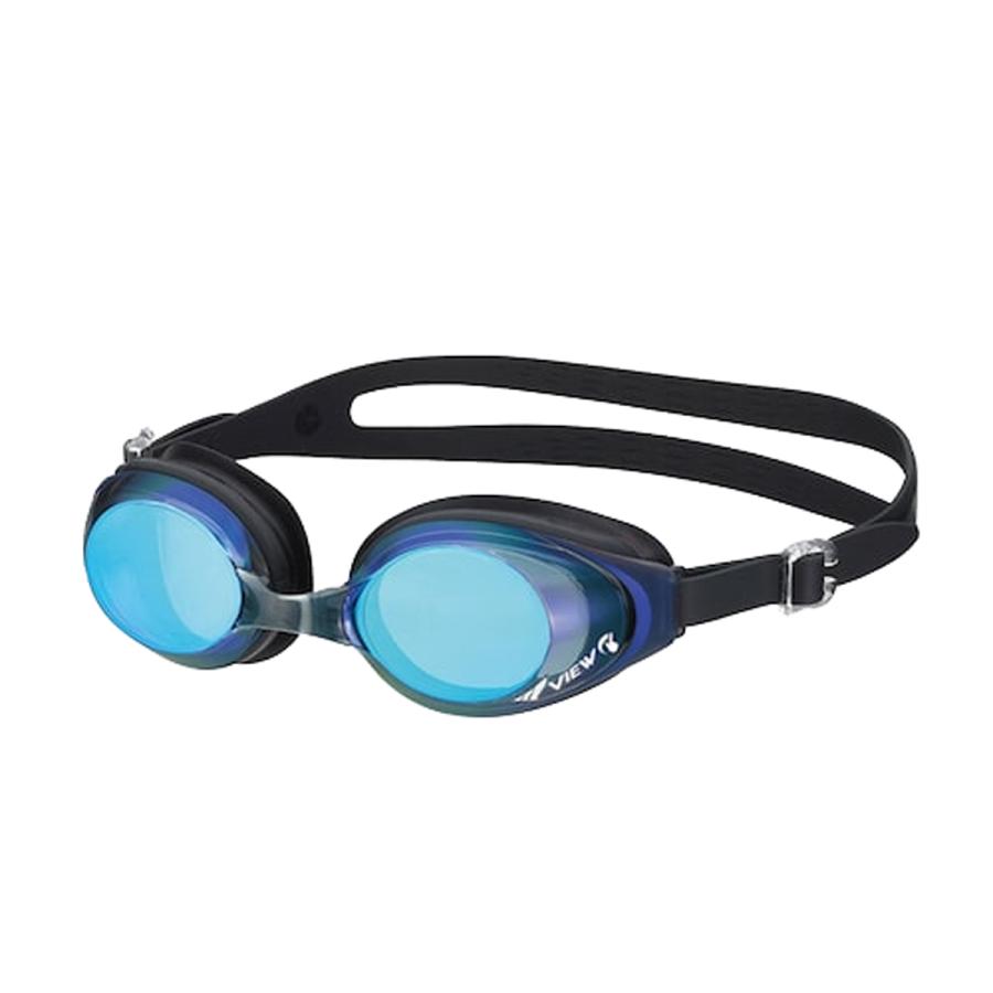 Tabata タバタ VIEW V630ESAM スイミングゴーグル 大人用 ユニセックス ブラック 黒 ブルー 青 水泳 ゴーグル ...