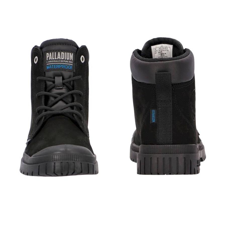 PALLADIUM パラディウム SP20 CUFF LTH WP カフ レザー ウォータープルーフ ユニセックス 撥水 ブラック シューズ ...