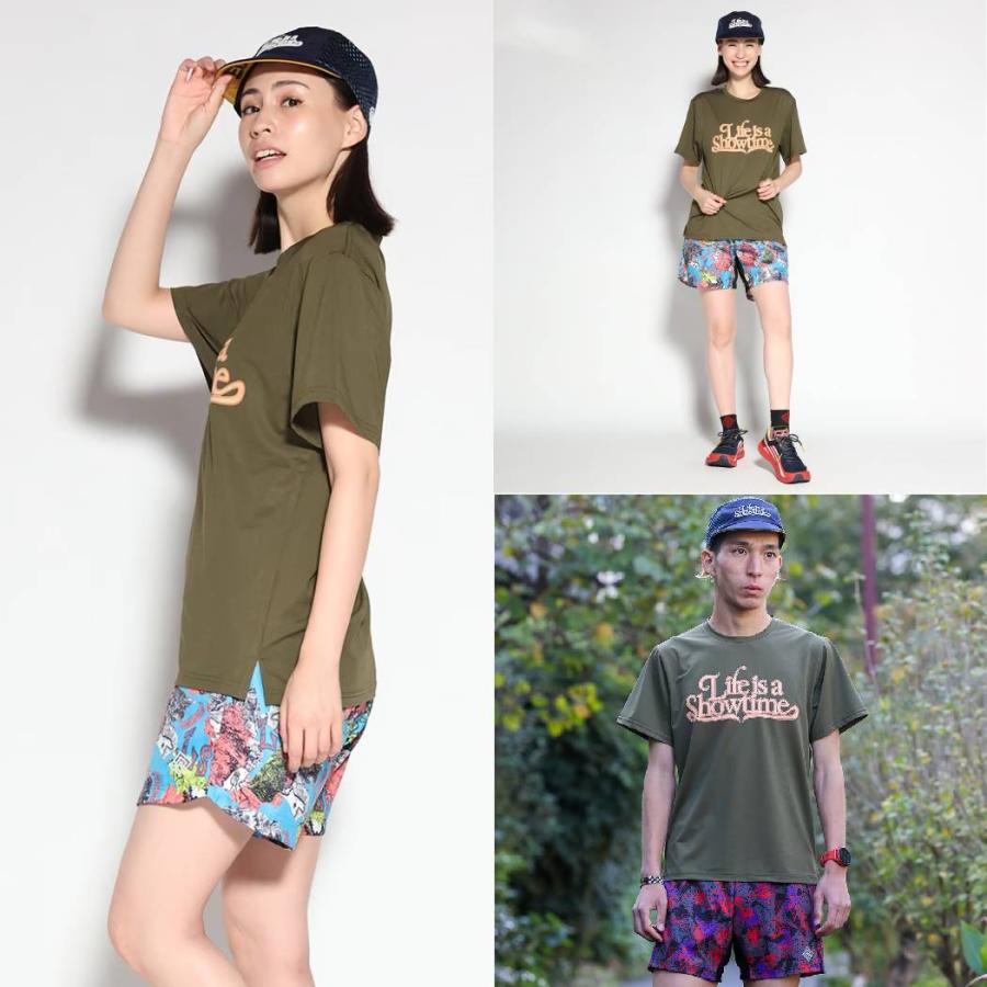 ELDORESO（エルドレッソ） ELDORESO Life is Tee メンズ レディース ユニセックス グリーン カーキ ホワイト スポーツ トレーニング 半袖 Tシャツ ランニング ...