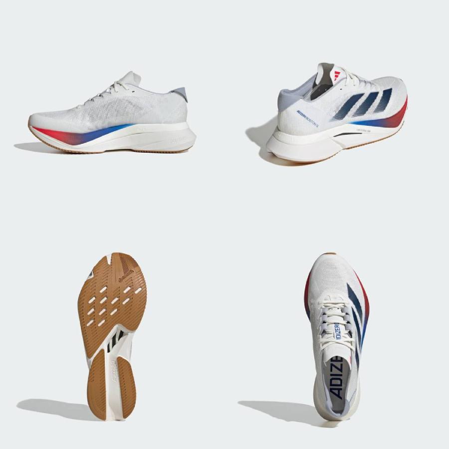 アディダス adidas Adizero Boston 12 アディゼロ ボストン 12 メンズ ホワイト 白 スポーツ ランニングシューズ ...