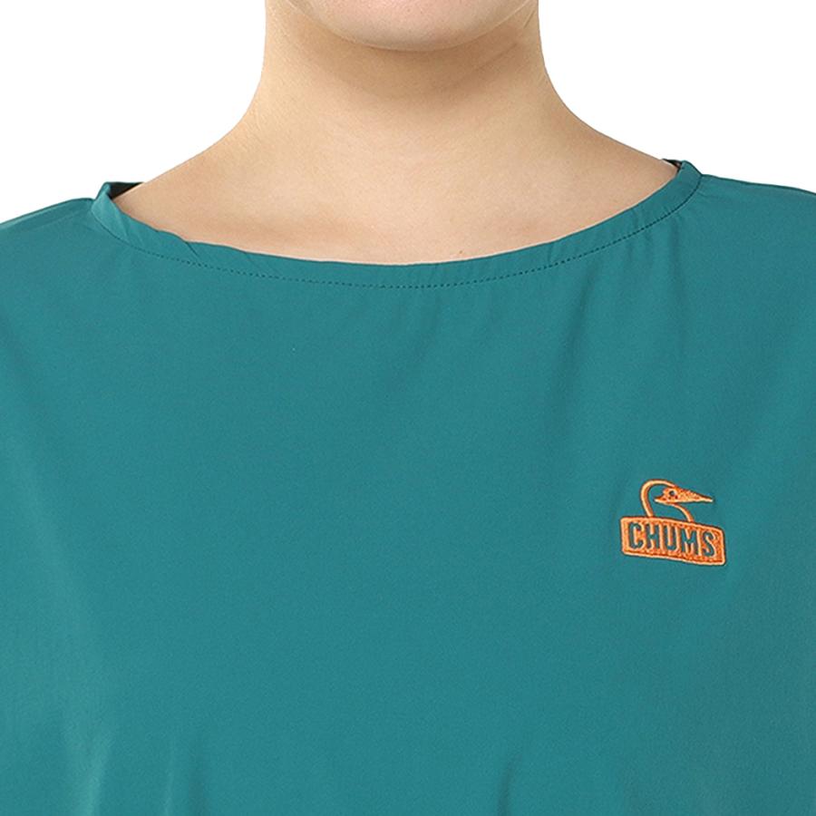 CHUMS チャムス エアトレイルストレッチチャムスワンピース レディース カジュアル アウトドア キャンプ ワンピース 半袖 ロングワンピース CH18-1353 : スポーツマリオ ...