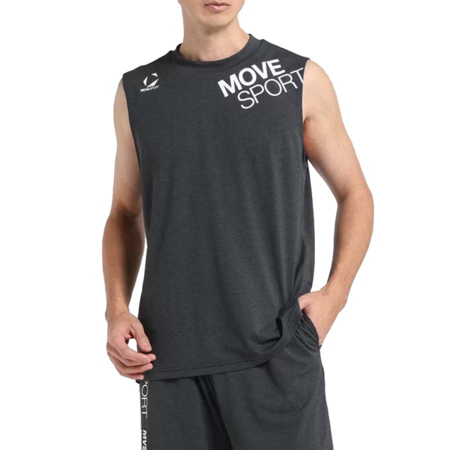 MOVESPORT ムーブスポーツ SUNSCREEN TAIKYU ハイゲージスリーブレスシャツ メンズ 春 夏 ブラック 黒 袖なし タンクトップ ST5SHT07M-BK01 ...