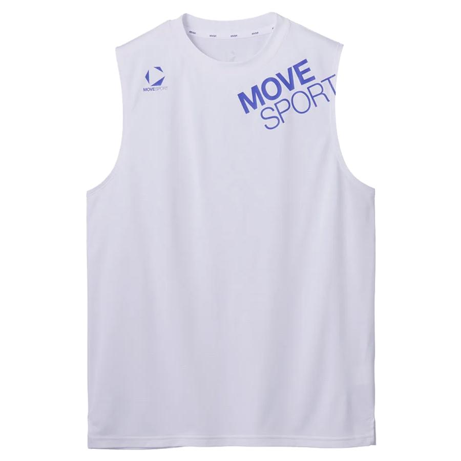 MOVESPORT ムーブスポーツ SUNSCREEN TAIKYU ハイゲージスリーブレスシャツ メンズ 春 夏 ホワイト 白 袖なし タンクトップ ST5SHT07M-WHPP ...