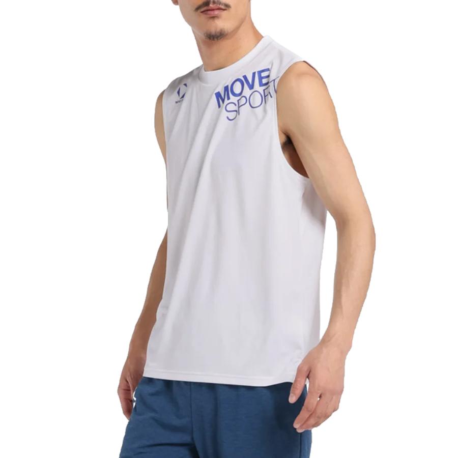MOVESPORT ムーブスポーツ SUNSCREEN TAIKYU ハイゲージスリーブレスシャツ メンズ 春 夏 ホワイト 白 袖なし タンクトップ ST5SHT07M-WHPP ...