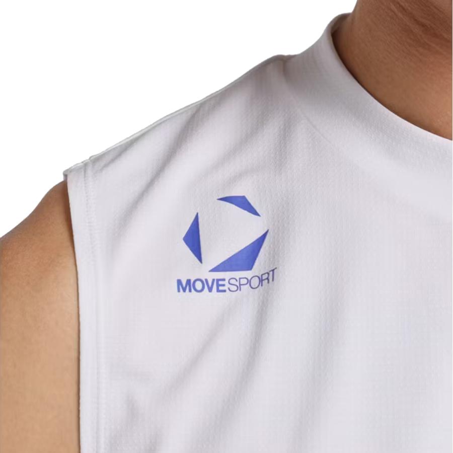 MOVESPORT ムーブスポーツ SUNSCREEN TAIKYU ハイゲージスリーブレスシャツ メンズ 春 夏 ホワイト 白 袖なし タンクトップ ST5SHT07M-WHPP ...