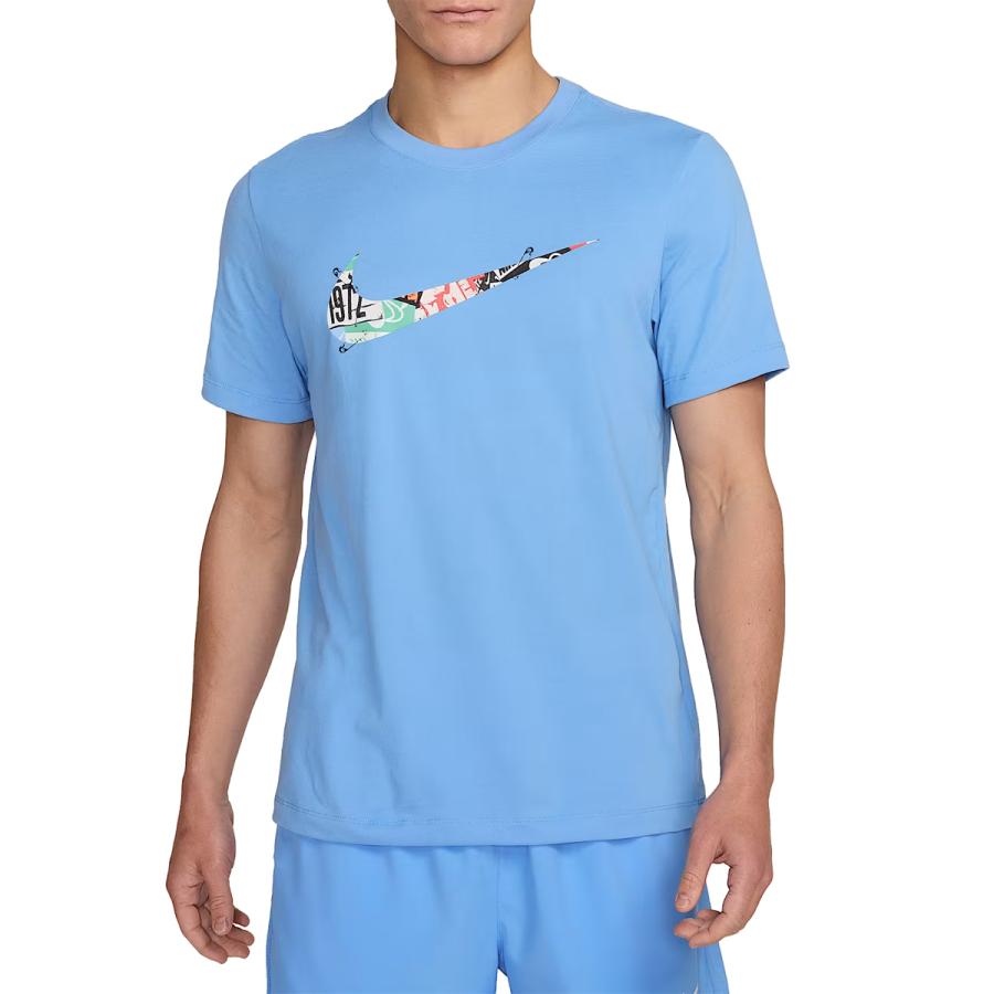 NIKE ナイキ Dri-FIT ランニング Tシャツ メンズ 春 夏 ブルー 青 スポーツ トレーニング 半袖 HJ3660-412 : スポーツマリオ Yahoo!店 - 通販 ...