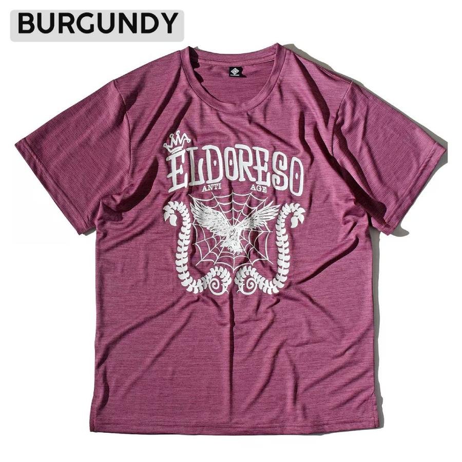 ELDORESO（エルドレッソ） ELDORESO Anti Age Tee アンチエイジ Tシャツ ユニセックス ポリエステル スポーツ トレーニング 半袖 Tシャツ ランニング 速乾 ...