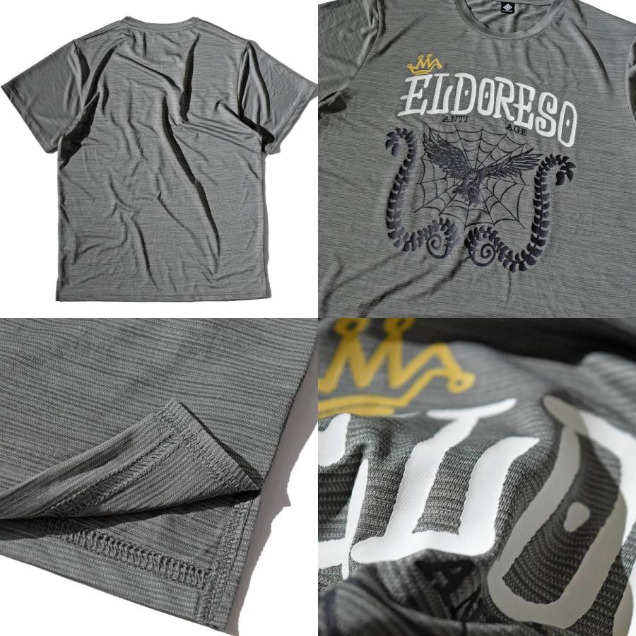 ELDORESO（エルドレッソ） ELDORESO Anti Age Tee アンチエイジ Tシャツ ユニセックス ポリエステル スポーツ トレーニング 半袖 Tシャツ ランニング 速乾 ...