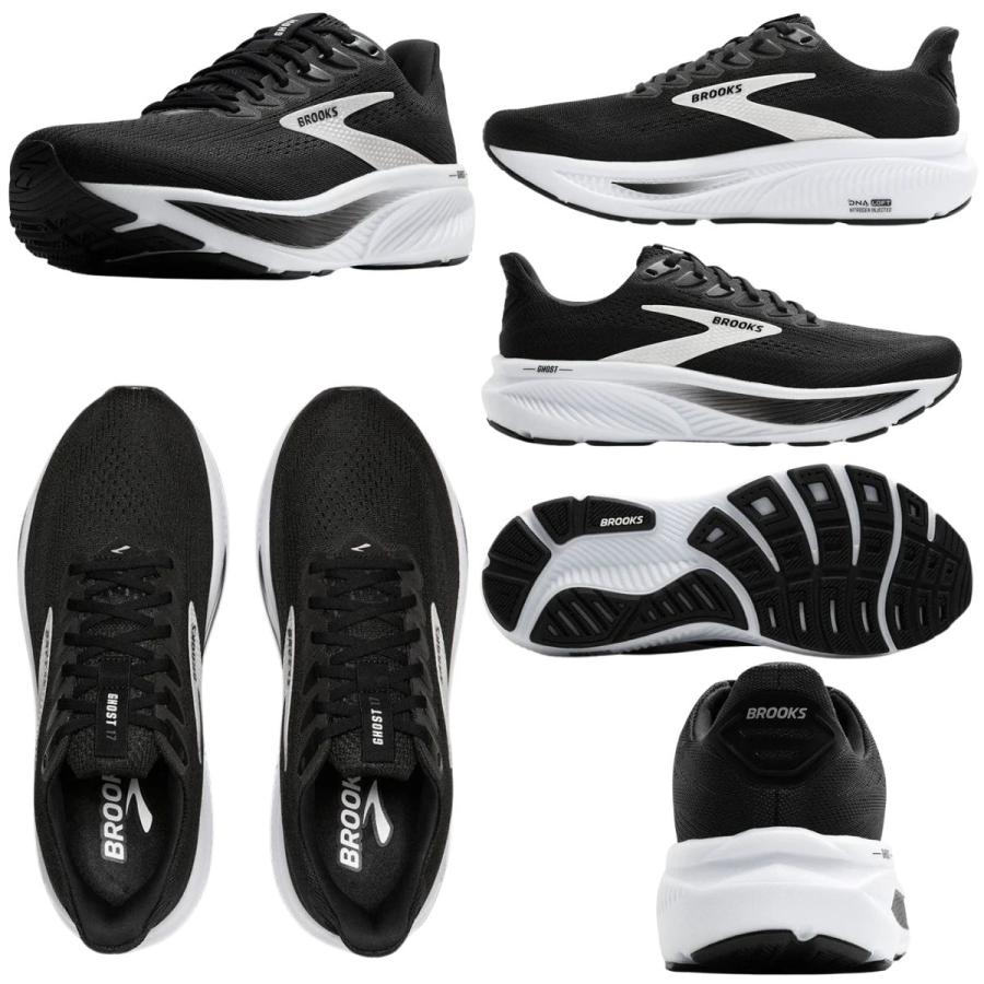 BROOKS（ブルックス） BROOKS Ghost 17 ゴースト17 メンズ ブラック ホワイト ベージュ グレー ブルー スポーツ ...