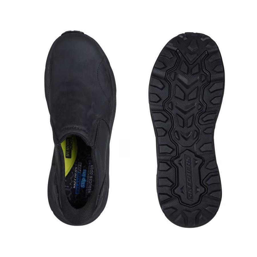 SKECHERS スケッチャーズ CONNER RAYNE コナー スリッポン ハンズフリー シューズ スニーカー 205547-BBK ...