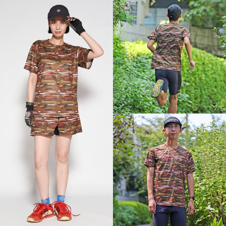 ELDORESO エルドレッソ Joshua Tee ジョシュアティー メンズ レディース ユニセックス スポーツ トレーニング 半袖 Tシャツ ランニング 速乾 E1016225 ...