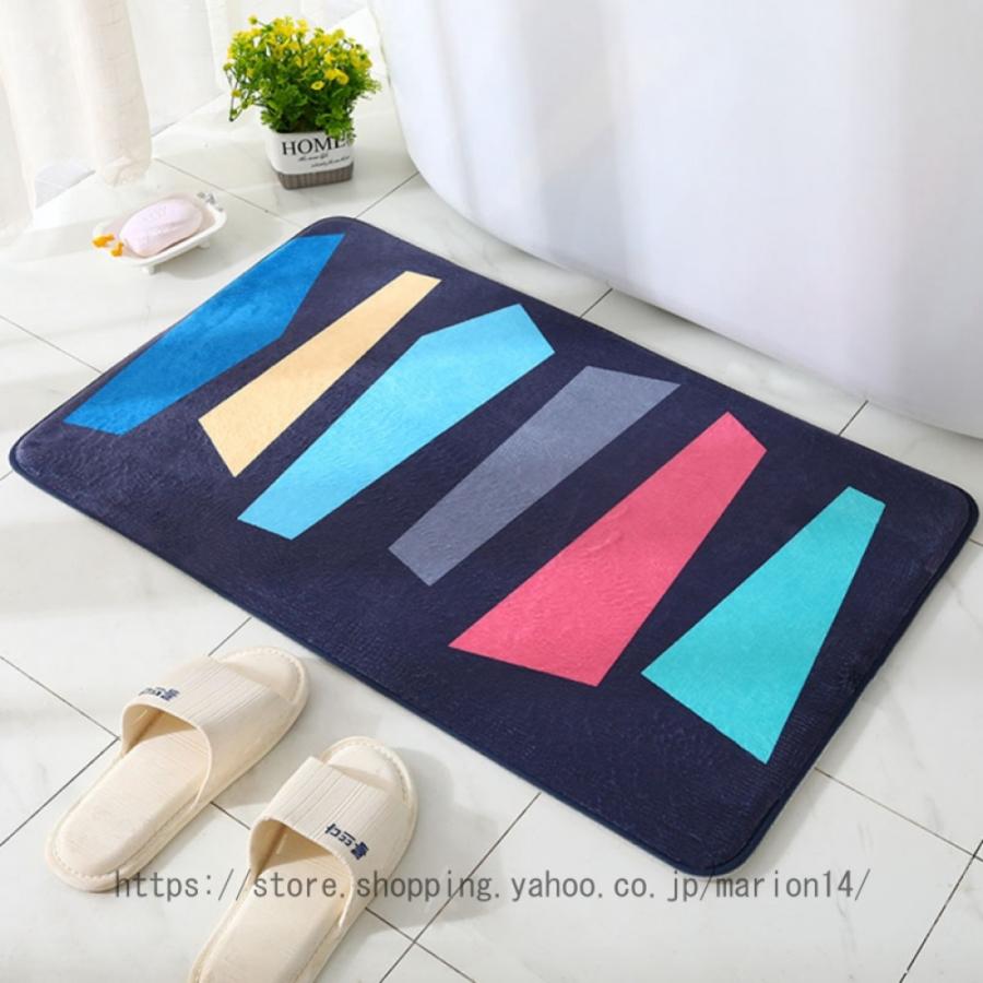 バスマット シンプル 足ふきマット 速乾 吸水 抗菌 100cm ふわふわ 丸洗い 風呂 浴室 台所 キッチン 緑 50x80cm 超厚い 超柔らかい 超吸水 滑り止め 速乾 抗菌 : l83 ...