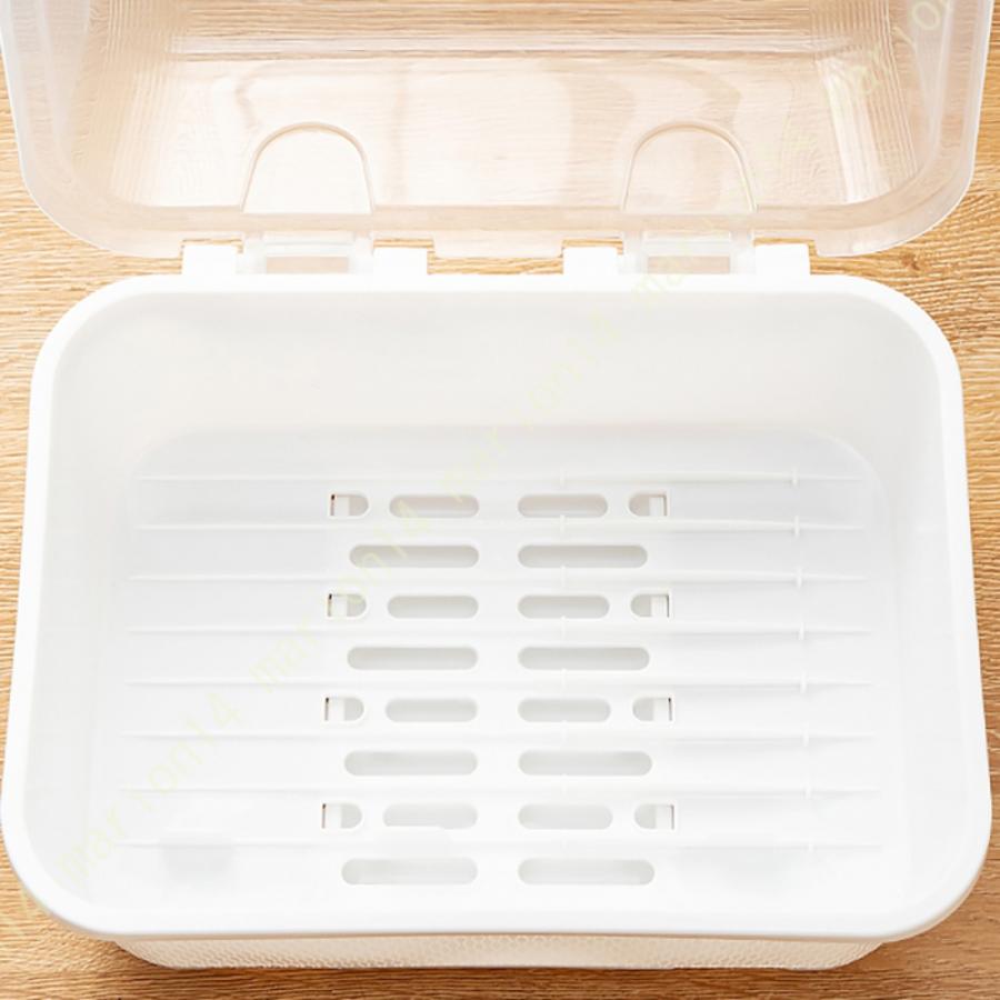 水切りかご フタ付き トレー付き 水切りラック キッチンラック 水切りラック 大容量 食器を置く 食器棚 収納ボックス 食器立て 皿立て 多機能かご : ohj-h4k-stb7b ...