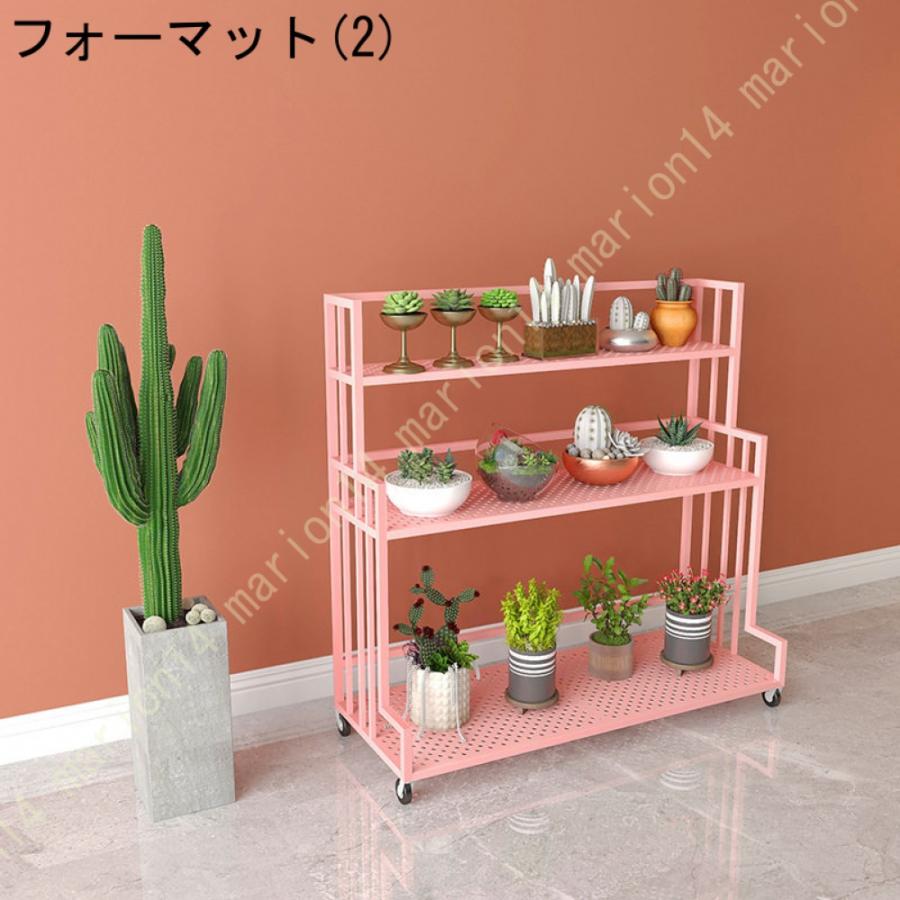フラワースタンド プランタースタンド 花台 3段 ガーデンラック 屋外/室内 植木鉢 園芸ラック おしゃれ 観葉植物棚 幅90cm ガーデンラック 屋外 錆びない :vfR-1oa ...