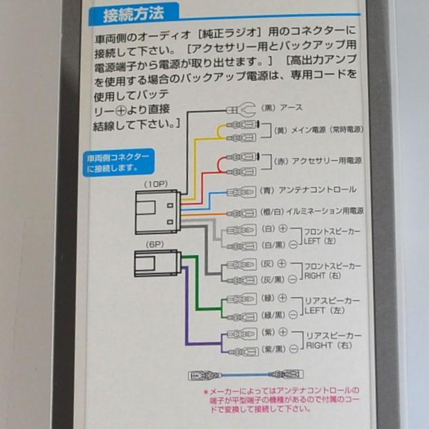 アークヒル 日産車用 カーオーディオ用 配線コードキット 10P/6P ニッサン F-110N : てしてしマリオン - 通販 - Yahoo!ショッピング
