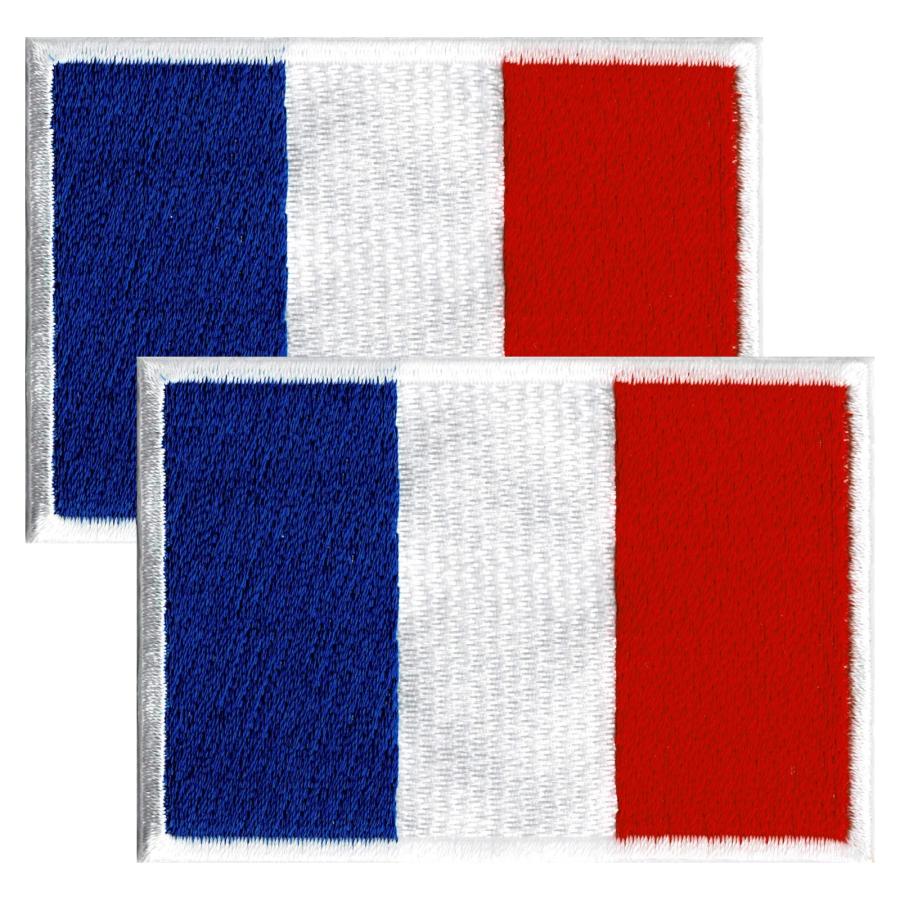 Mサイズ 2枚 セット 刺繍 フランス 国旗 ワッペン M アイロン接着 : 株式会社DAISAN - 通販 - Yahoo!ショッピング