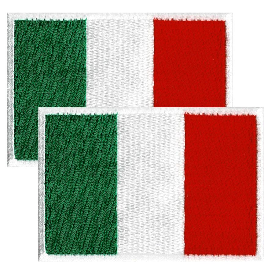 Mサイズ 2枚 セット 刺繍 イタリア 国旗 ワッペン M アイロン接着 : 株式会社DAISAN - 通販 - Yahoo!ショッピング