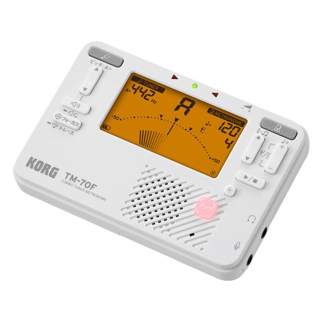 KORG TM-70F ホワイト TM-70F-WH チューナー／メトロノーム 【配送区分YC】[TMGR01] : マークスミュージック ...