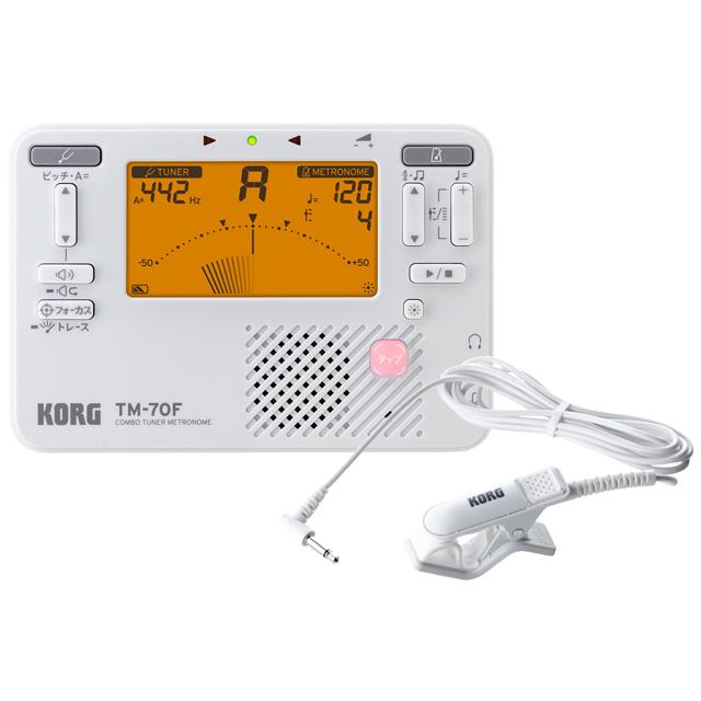 KORG TM-70F ホワイト[TM-70F-WH]＋CM-400-WHセット チューナー／メトロノーム 【配送区分YC】[TMGR01] : マークスミュージック - 通販 - Yahoo ...