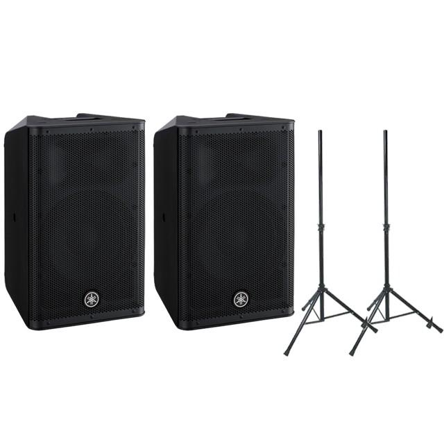 YAMAHA（ヤマハ） YAMAHA DXR10 mkII ペア 2本 スピーカースタンド セット パワードスピーカー : マークス ...