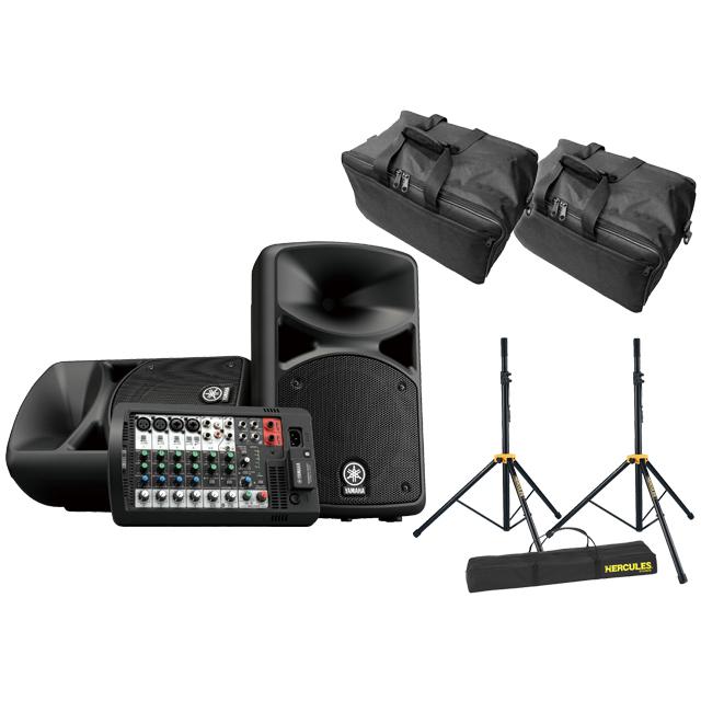 YAMAHA（ヤマハ） 【HERCULES スピーカースタンド＋ケース付】YAMAHA STAGEPAS 400BT Bluetooth対応 ...