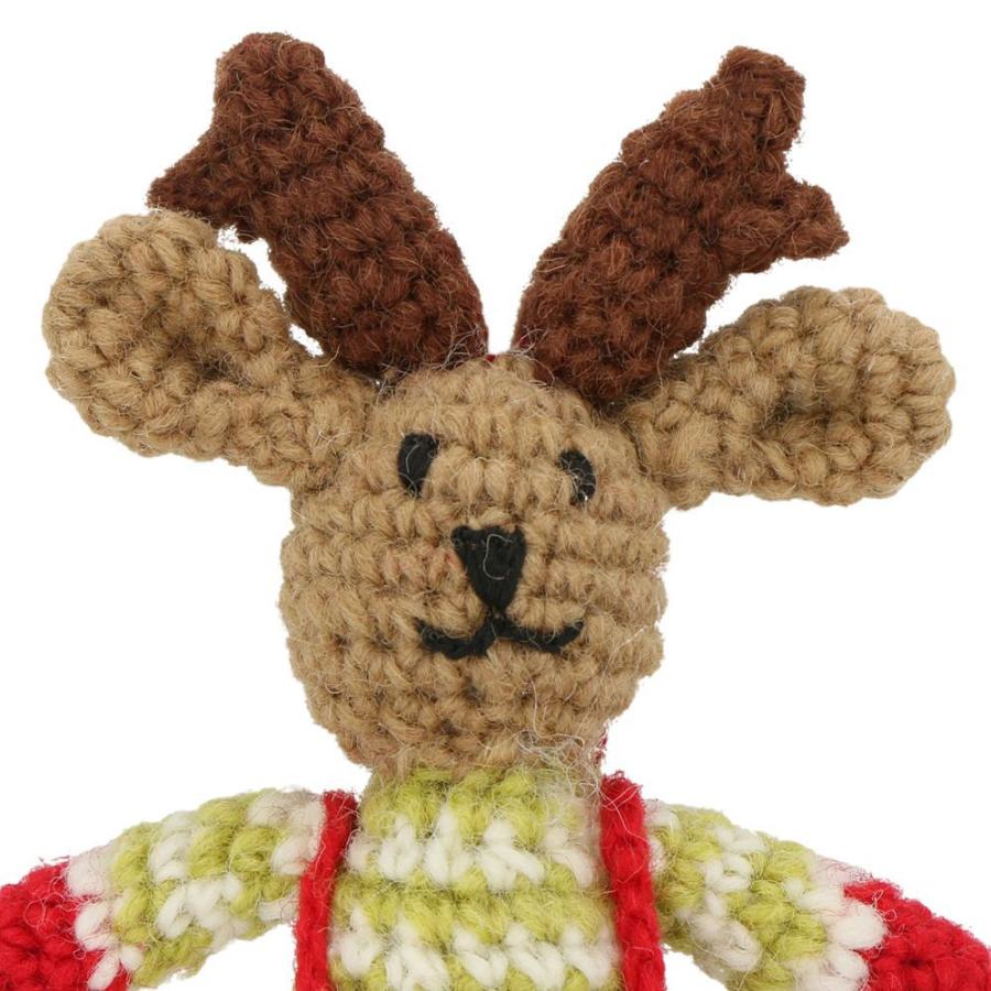 MARK'S ネパールから届いたエシカルなニットこもの ニットオーナメント・マスコット クリスマス xmasリース ハンドメイド 手作り プチ ...