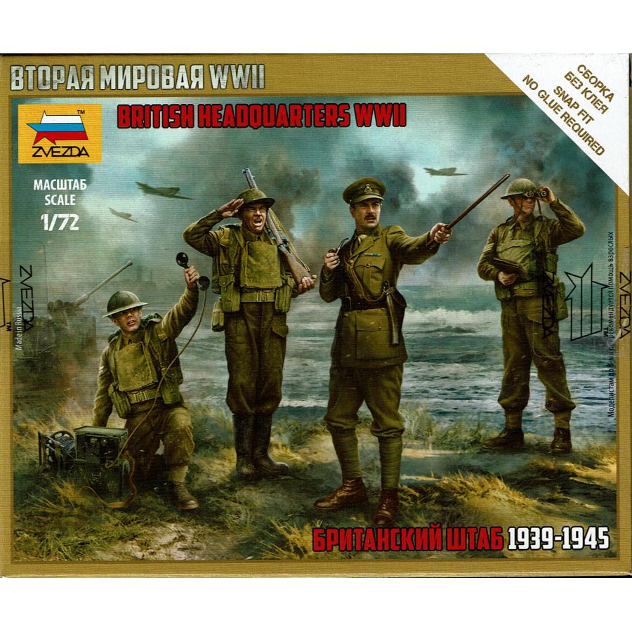 ZVEZDA イギリス 司令部 WWII 1939-1945 1/72 ズベズダ : まあくすホビーヤフーショッピング店 - 通販 - Yahoo!ショッピング