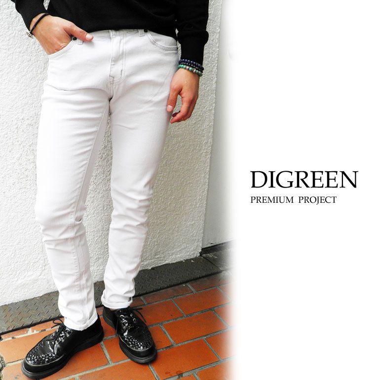 送料無料 デニム ジーンズ メンズ ストレート スリム ストレッチ ダメージ加工 DIGREEN : MAROON - 通販 - Yahoo!ショッピング