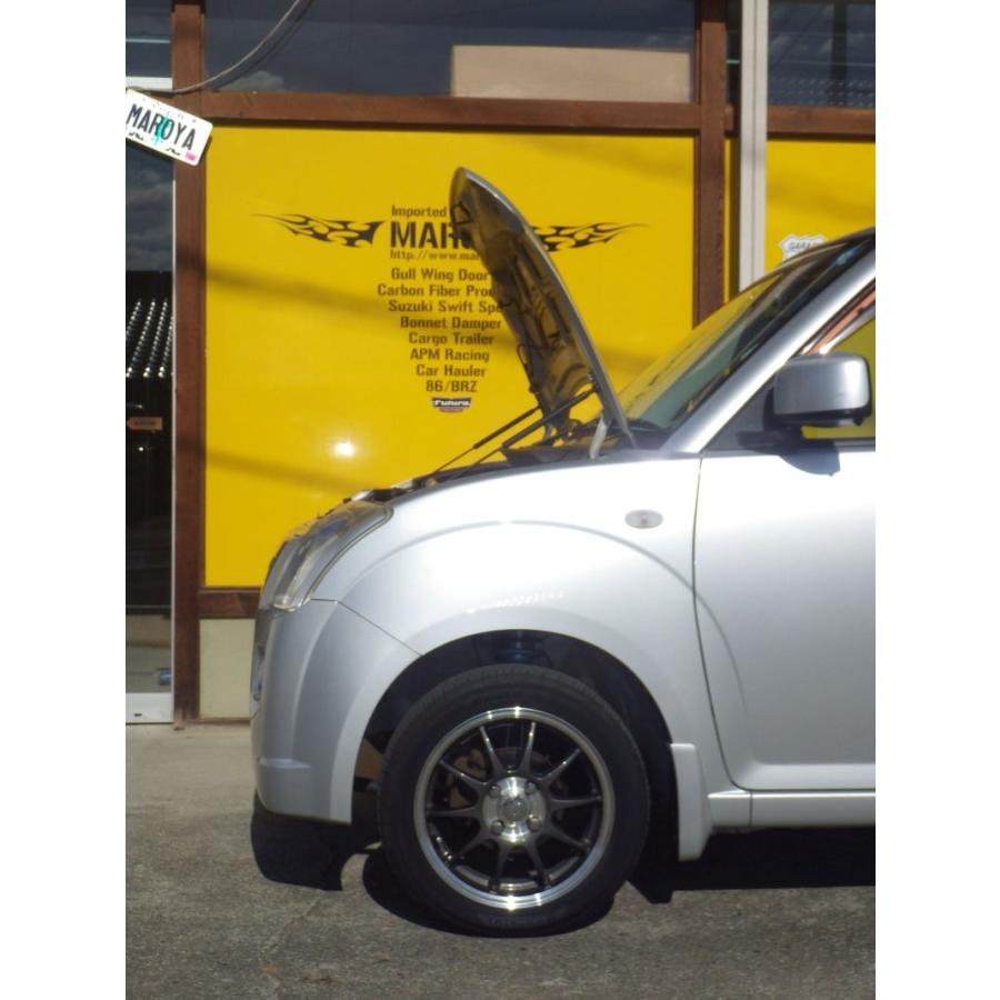 ニッサン：ピノ[HC24S]用ボンネットダンパー・ブラックカーボン : MAROYA ジャパン - 通販 - Yahoo!ショッピング