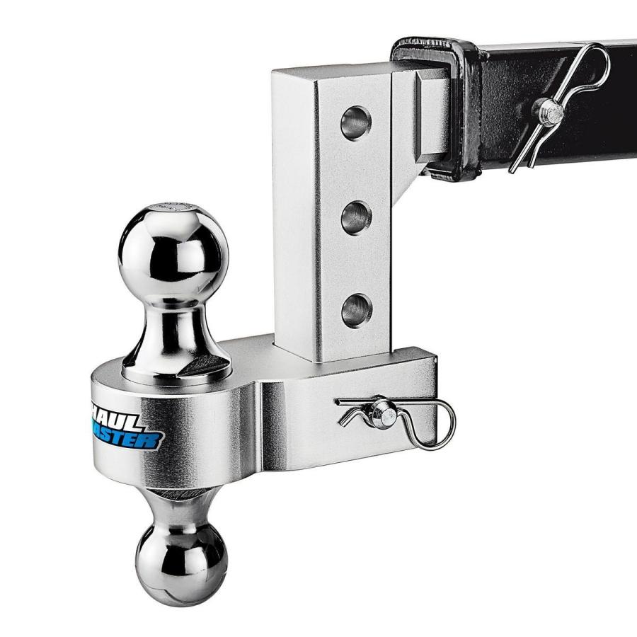 HAUL-MASTER2-Ball Adjustable Aluminum Hitch, 6 in. Drop / Rise トレーラー ...