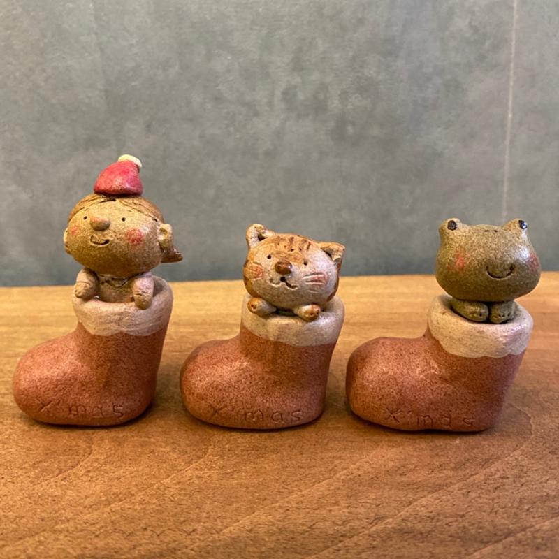 てるぼの屋「クリスマスブーツset」 クリスマス 置物 :terubonbootsset:Marsha Yahoo!ショッピング店 - 通販 - Yahoo!ショッピング