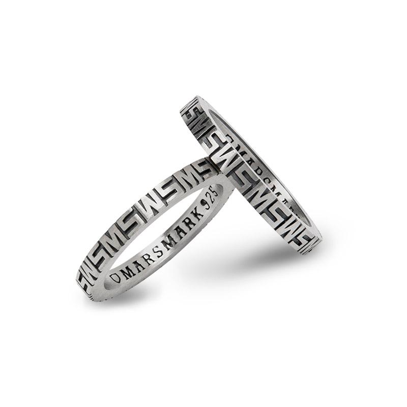 シルバー 指輪 リング マルスマーク Mars Signature Ring : marsmark - 通販 - Yahoo!ショッピング