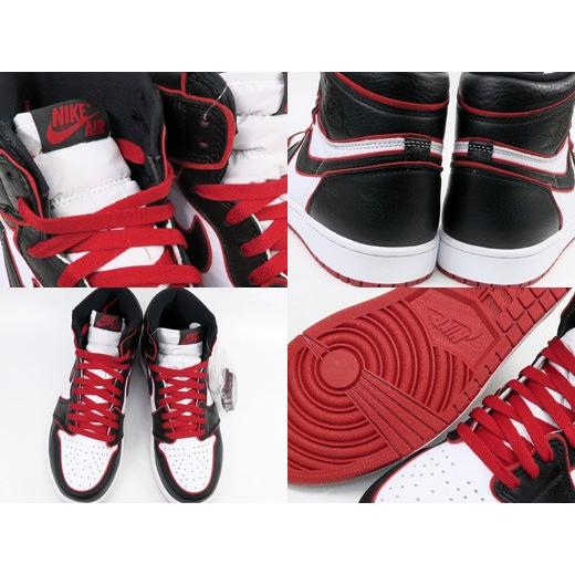 NIKE AIR JORDAN 1 RETRO HIGH OG BLOODLINE ナイキ エア ジョーダン レトロ WHITE/GIM ...