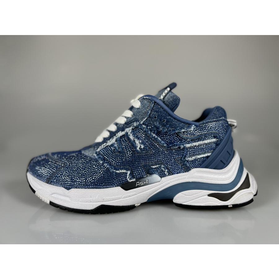 ASH（アッシュ） 【RACE STRASS DENIM】デニムビジュースニーカー 厚底 [RACE STRASS DENIM ...