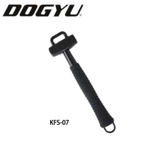 DOGYU 土牛（DOGYU） カラビナフック対応ハンマー KFS-07（04838） 貫通式仕様 落下防止コード取付吊金具付き パイプ柄石頭 ...