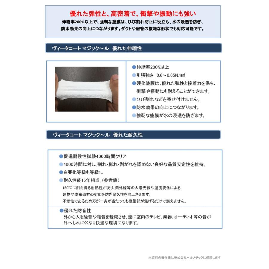 ヘルメチック ヴィータコート マジックール Vitacoat magicool 断熱・保温・結露防止塗料 1kg入 空調・ダクト 結露対策 断熱対策 電設・電気機器 保護 : 丸久金物 ...