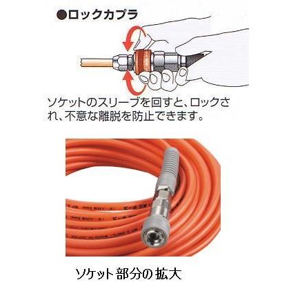 フジマック マッハ高圧スムージーホース高圧用3.0Mpa 長さ20m 内径5.0mm×外径9.0mm NHSP-520 オレンジ ロック一発カプラ エアーホース : 丸久金物 - 通販 ...