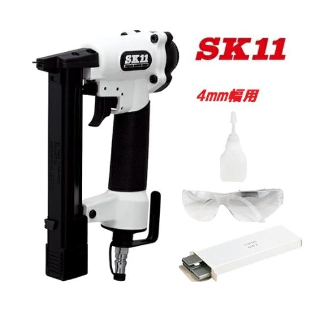 SK11 SK11 エアタッカー ホワイト T1025L 常圧用 SA-T1025L-X1 ステープル用 エア釘打ち機 藤原産業 : 丸久金物 - 通販 - Yahoo!ショッピング