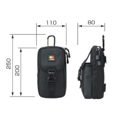 Tajima 【TAJIMA】タジマツール セフ着脱式パーツケース 胸用2段大 （SFPCN-CB2L) 野帳 スマホ6.7インチ収納可能 腰 ...