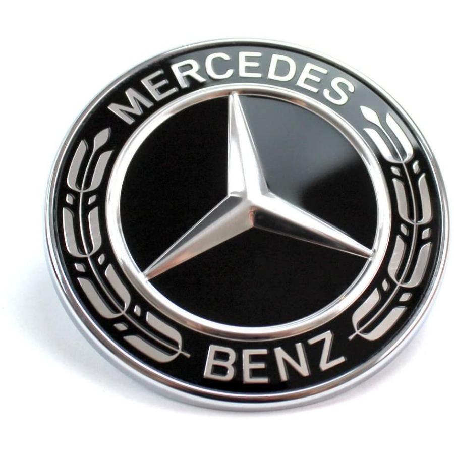 Mercedes-Benz メール便可 メルセデス・ベンツ ローレルリース ボンネット エンブレム ブラック 0008171801 : エム ...