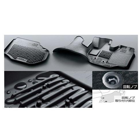 ハイエース TOYOTA (トヨタ) 純正部品アクセサリー スノー・レジャー用マット(縁高・フロント) (ブラック) 品番08210 ...