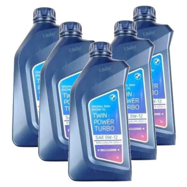 BMW 5本セット 純正 ロングライフ プレミアム エンジンオイル 0W-12 Twin Power Turbo Longlife-22 ...