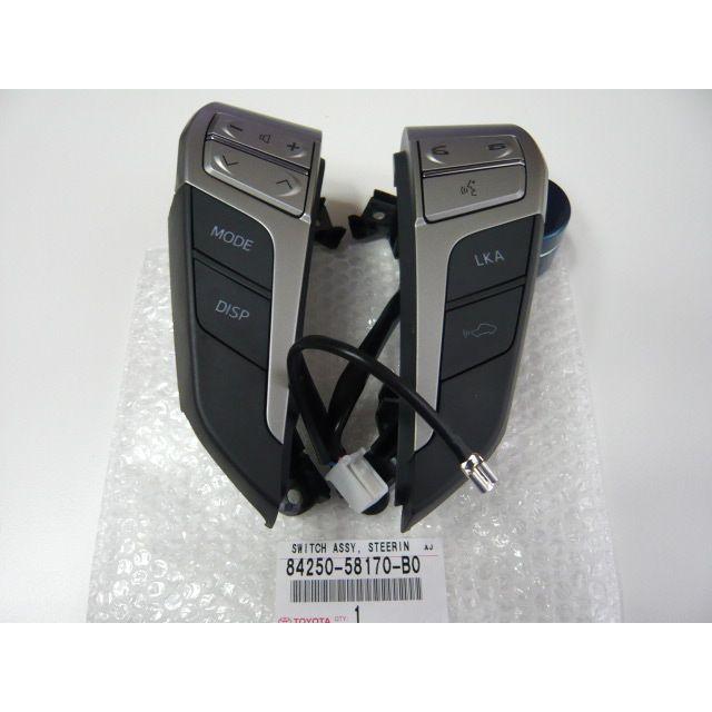 トヨタ TOYOTA (トヨタ) 純正部品 ステアリングパッド スイッチASSY (DK.GRAY) アルファード/ヴェルファイア ...